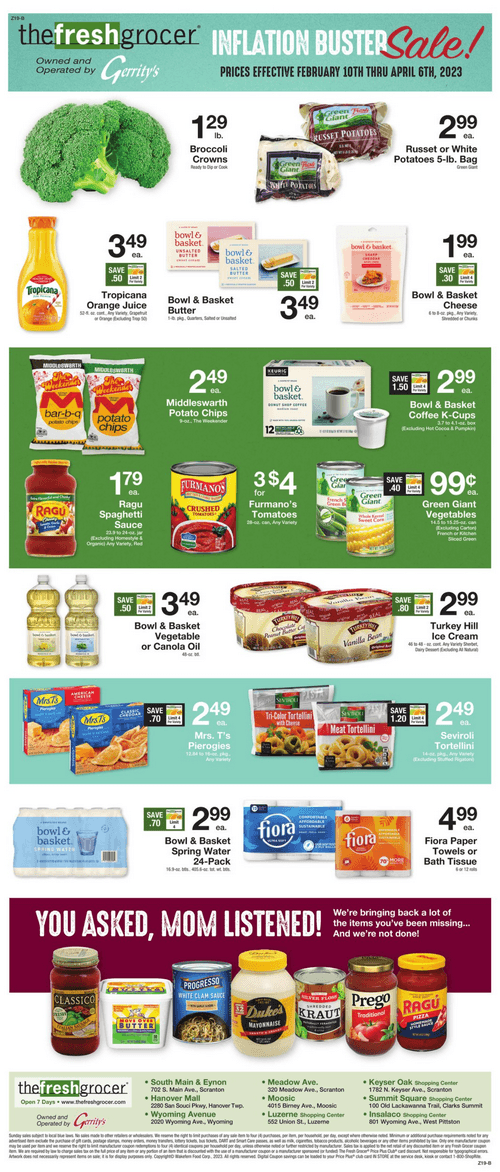 Gerrity's Supermarkets Weekly Ad Feb 24 – Mar 02, 2023