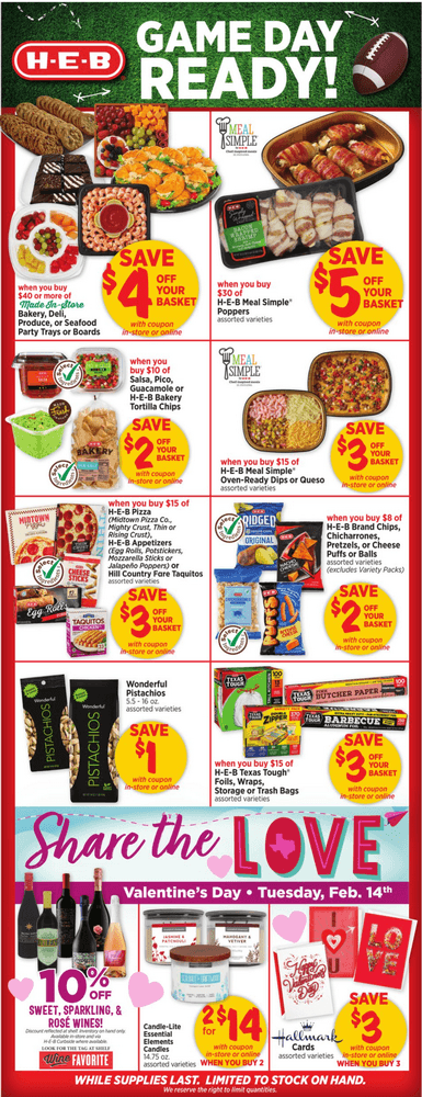 HEB Weekly Ad Feb 08 – Feb 14, 2023