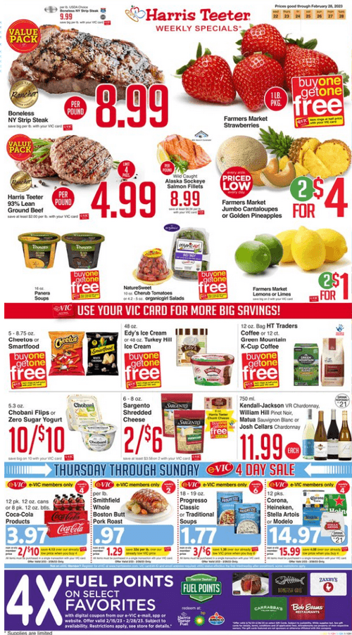 Harris Teeter Weekly Ad Feb 22 – Feb 28, 2023