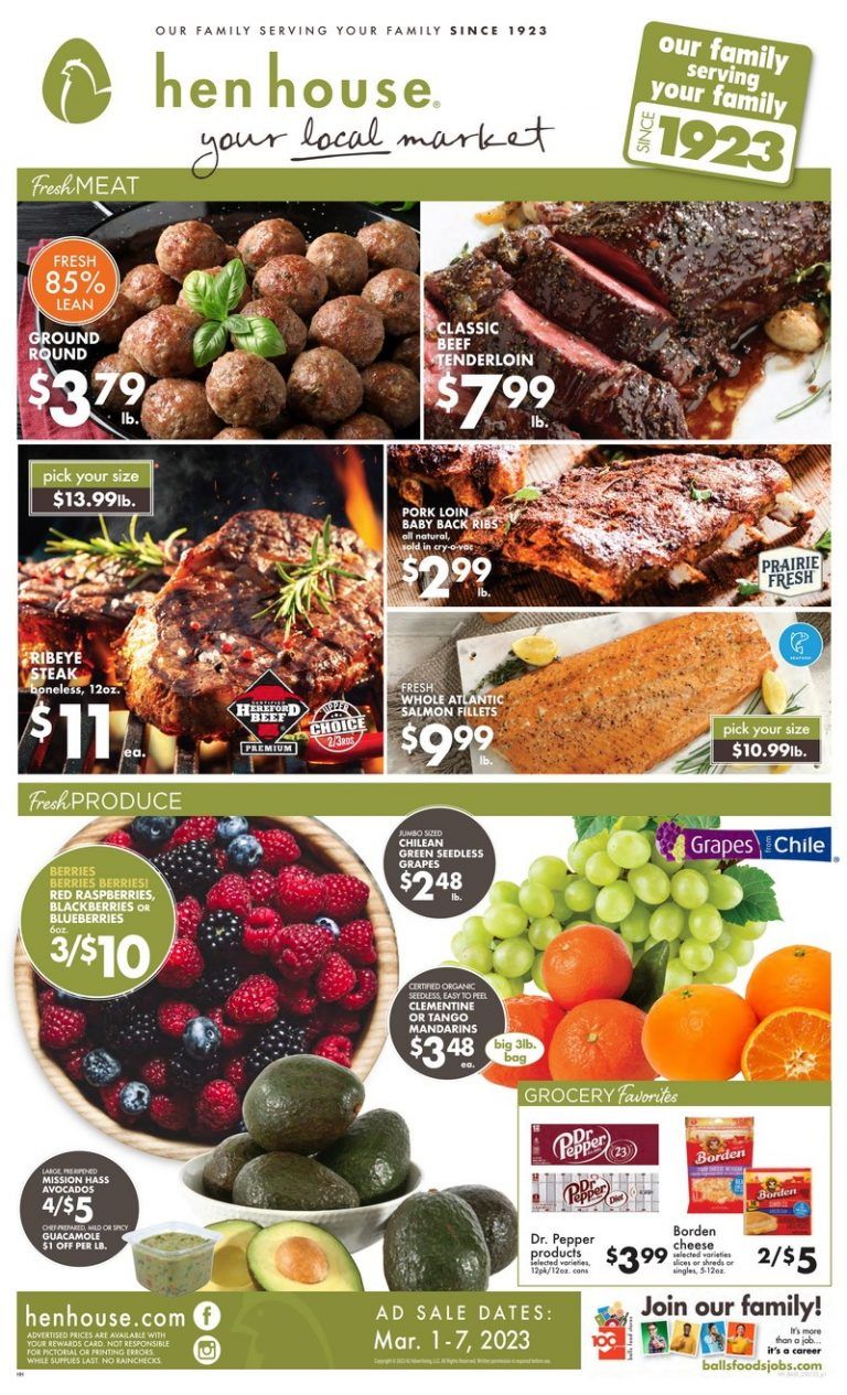 Hen House Weekly Ad Mar 01 – Mar 07, 2023