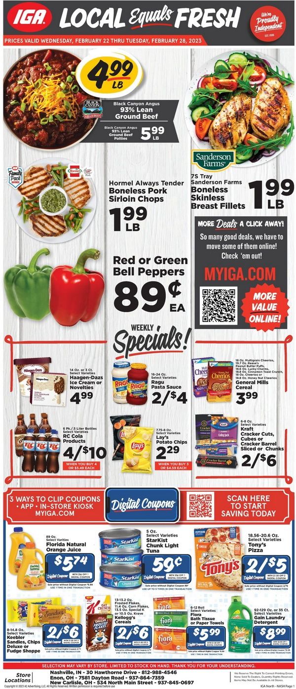 IGA Weekly Ad Feb 22 – Feb 28, 2023