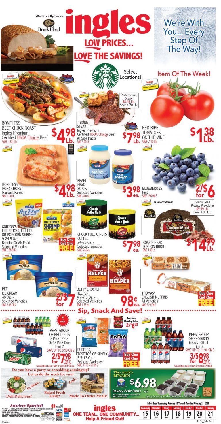 Ingles Weekly Ad Feb 15 – Feb 21, 2023
