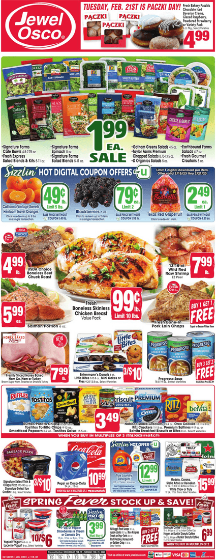 Jewel Osco Weekly Ad Feb 15 – Feb 21, 2023