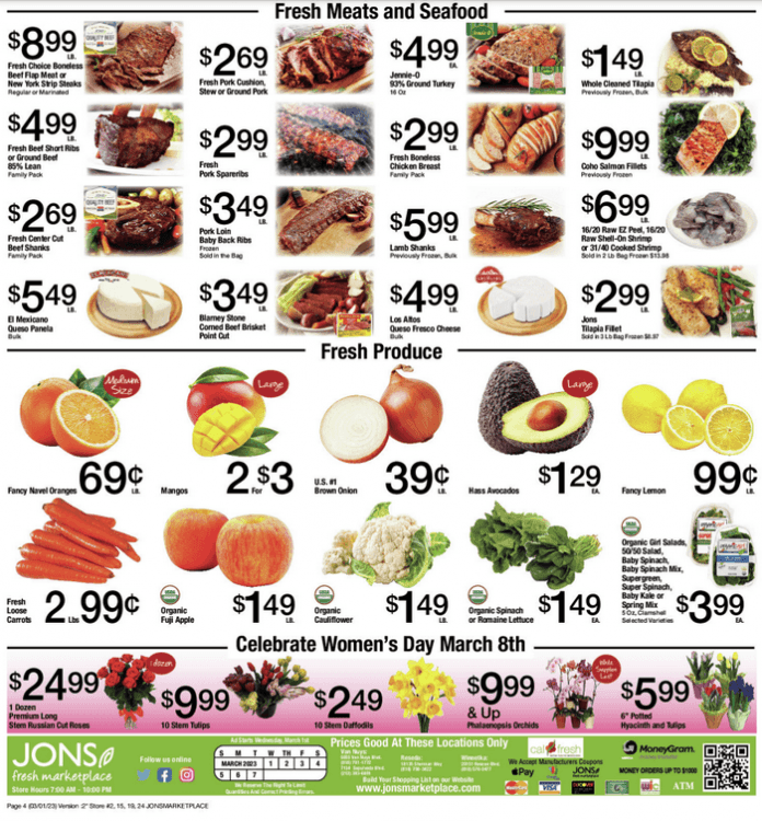 Jons Weekly Ad Mar 01 – Mar 07, 2023
