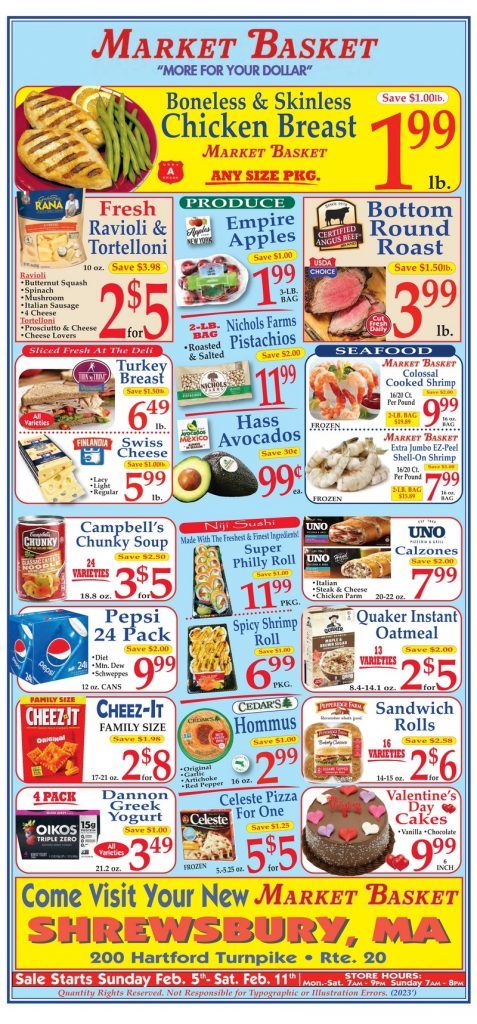 Market Basket Weekly Flyer Feb 05 – Feb 11, 2023 (Valentine's Day ...