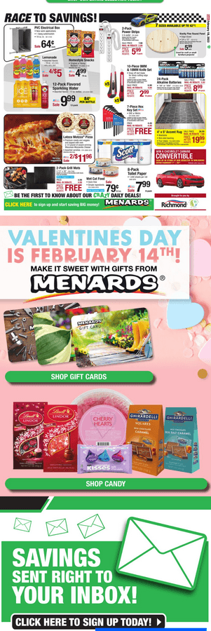 Menards Weekly Ad Feb 01 – Feb 18, 2023