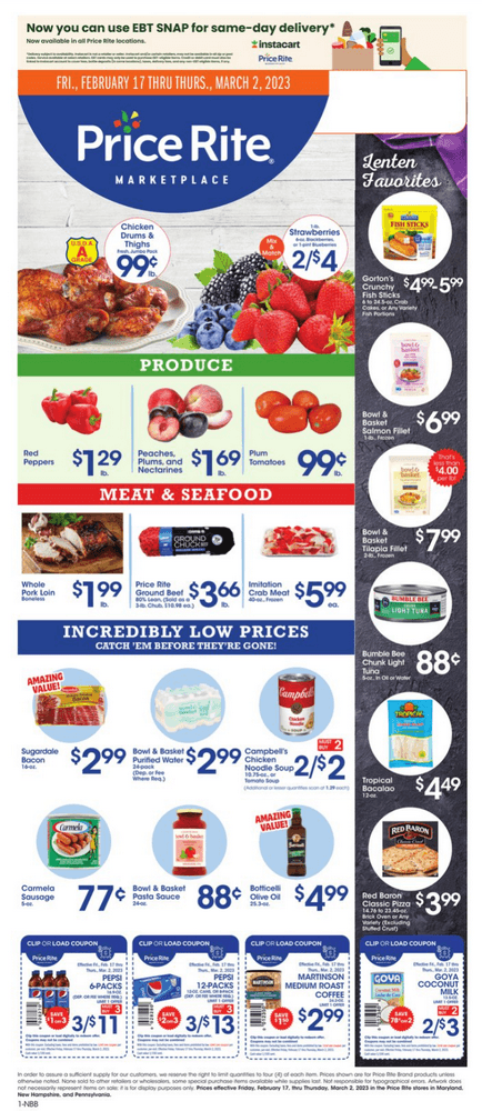 Price Rite Weekly Ad Feb 17 – Mar 02, 2023