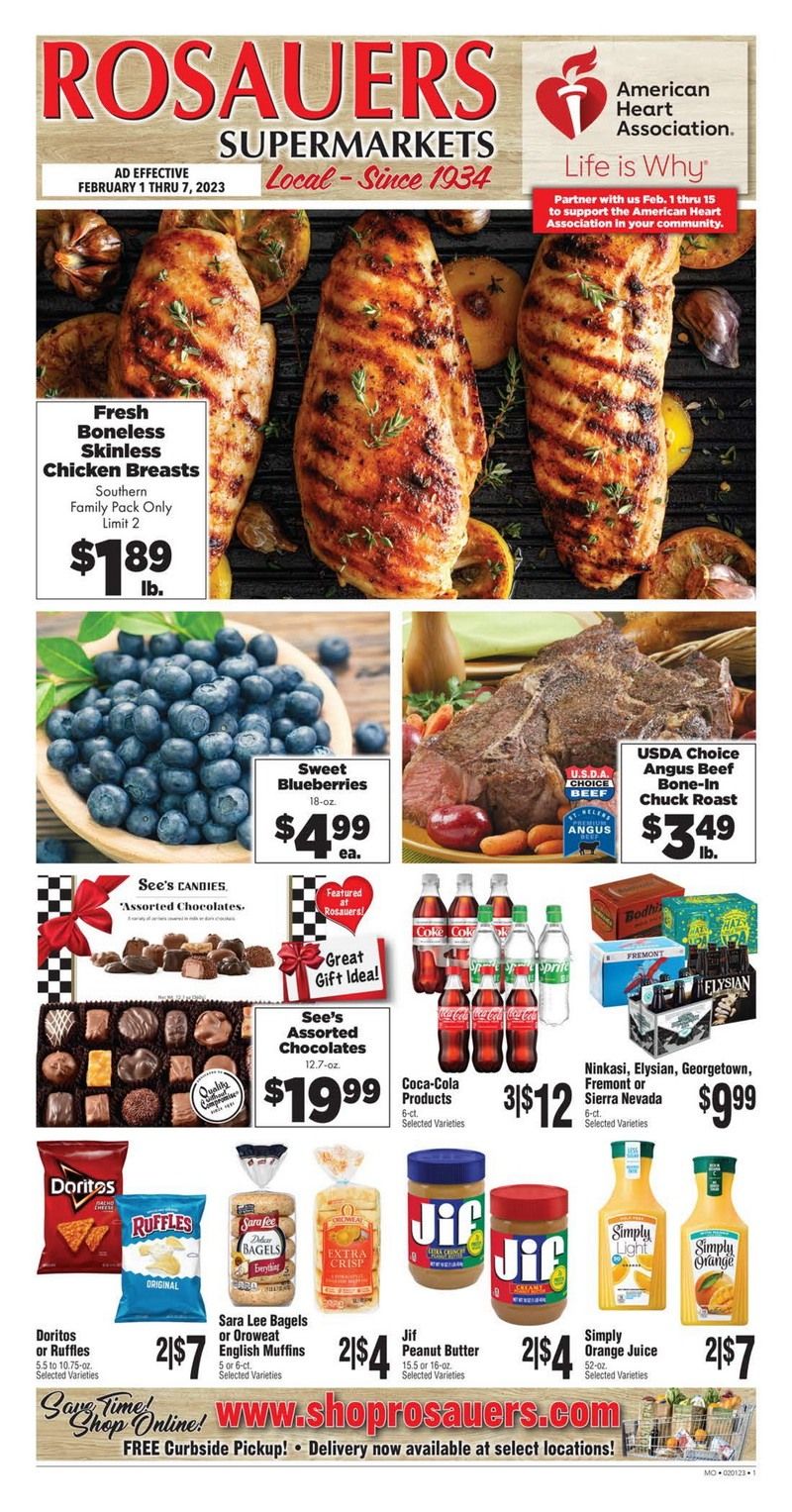 Rosauers Weekly Ad Feb 01 – Feb 07, 2023 (Valentine's Day Promotion ...