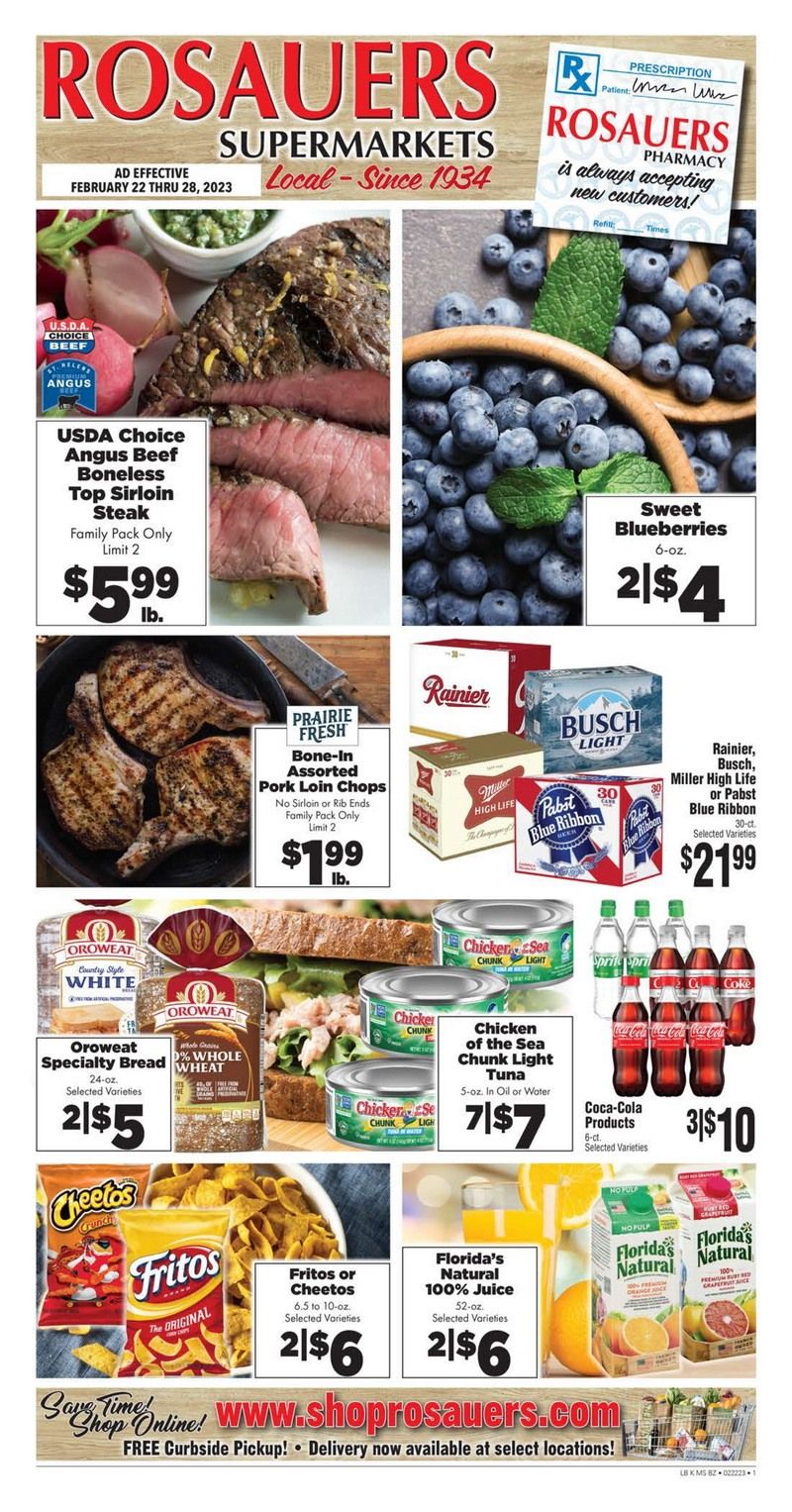 Rosauers Weekly Ad Feb 22 – Feb 28, 2023