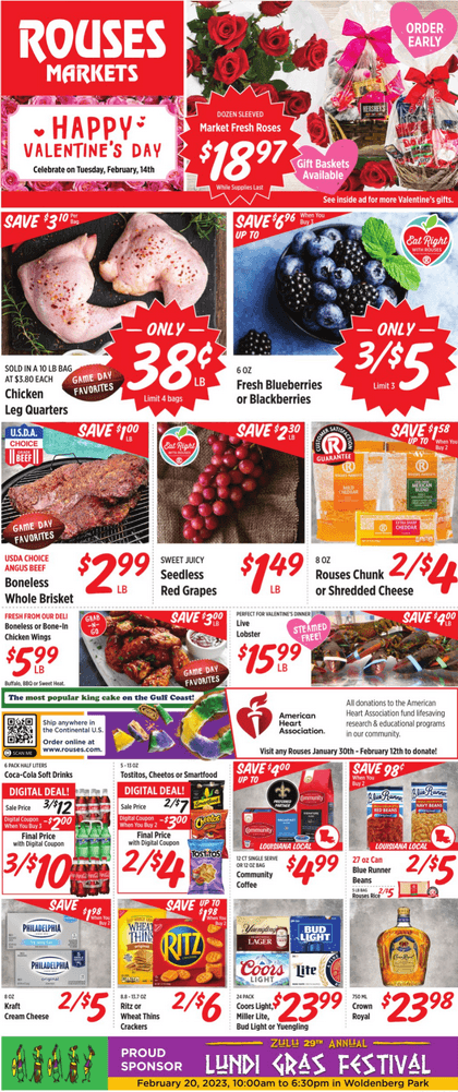 Rouses Weekly Ad Feb 08 – Feb 15, 2023