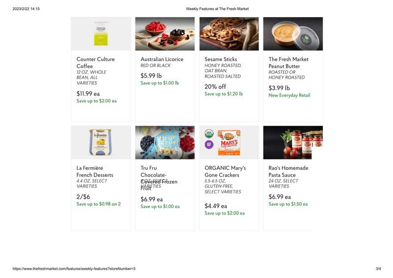 The Fresh Market Weekly Ad Feb 22 – Feb 28, 2023