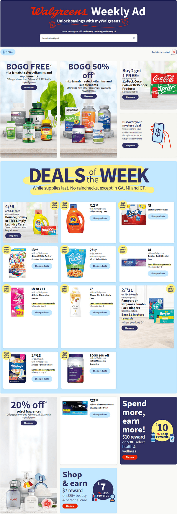 Walgreens Weekly Ad Feb 19 – Feb 25, 2023