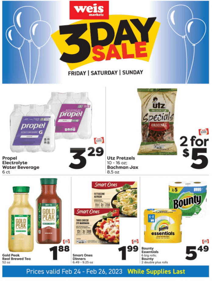 Weis Markets Weekend Ad Feb 24 – Feb 26, 2023