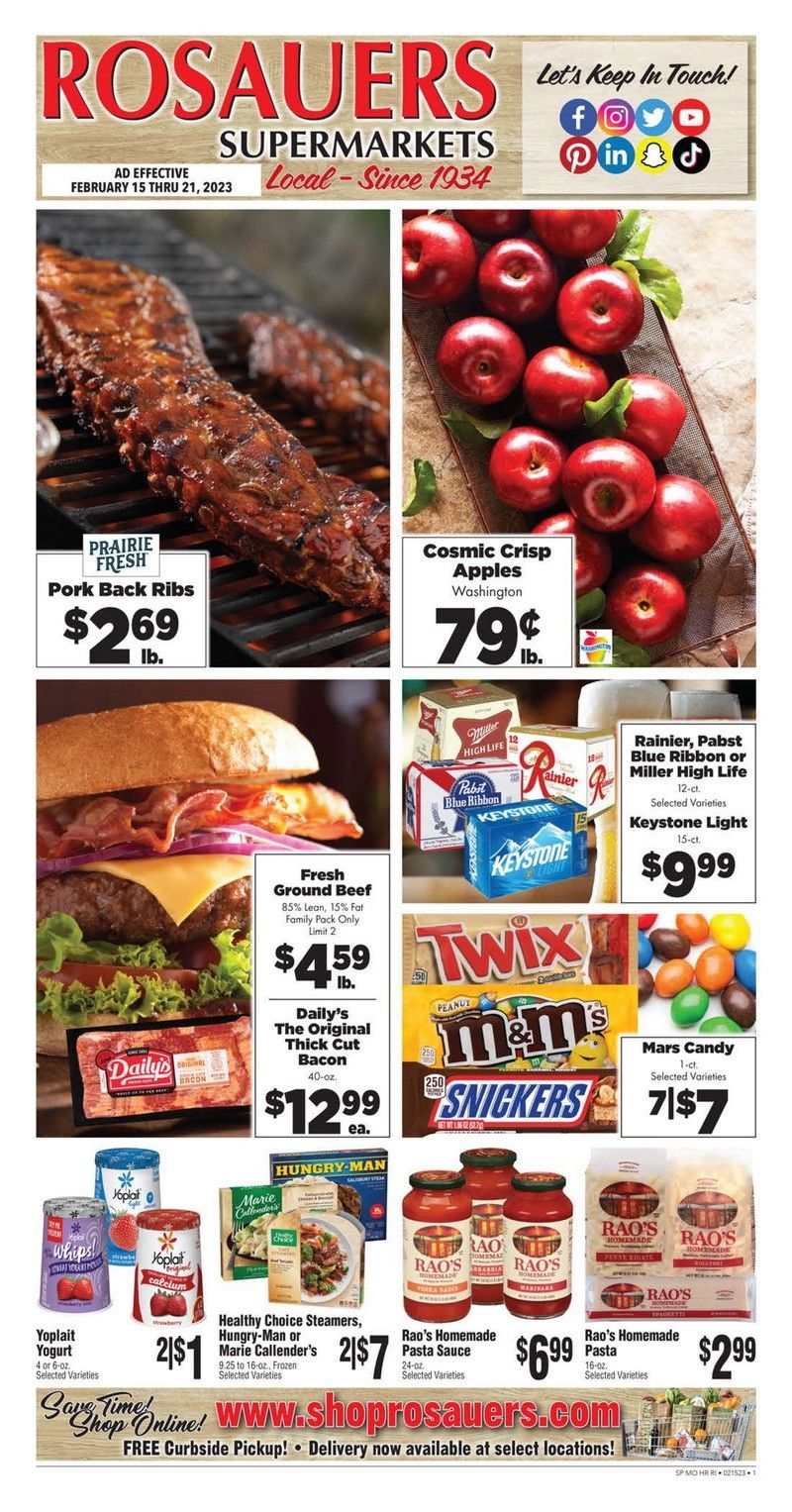 Rosauers Weekly Ad Feb 15 – Feb 21, 2023