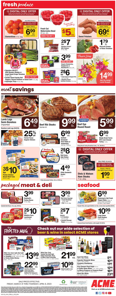 ACME Weekly Ad Mar 31 –Apr 06, 2023