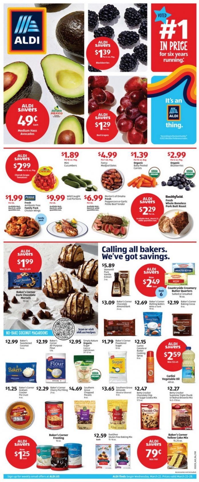 ALDI Weekly Ad Mar 22 – Mar 28, 2023 (Easter Promotion Included)