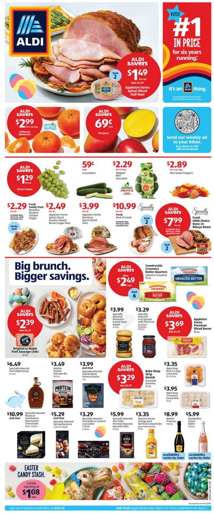 ALDI Weekly Ad Mar 29 – Apr 04, 2023 (Easter Promotion Included)