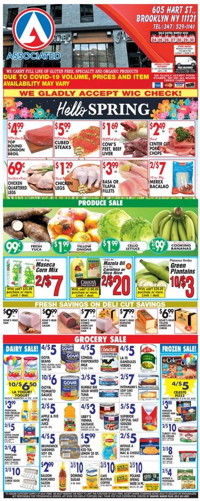 Associated Supermarkets Weekly Ad Mar 24 – Mar 30, 2023