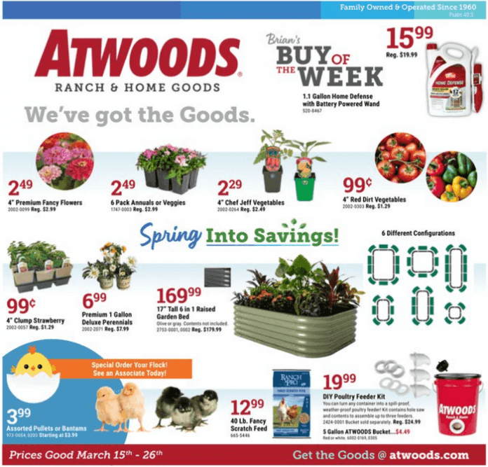 Atwoods Weekly Ad Mar 15 – Mar 26, 2023