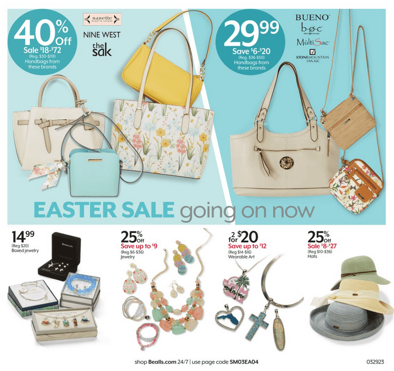 Bealls Weekly Ad Mar 29 – Apr 04, 2023 (Easter Promotion Included)