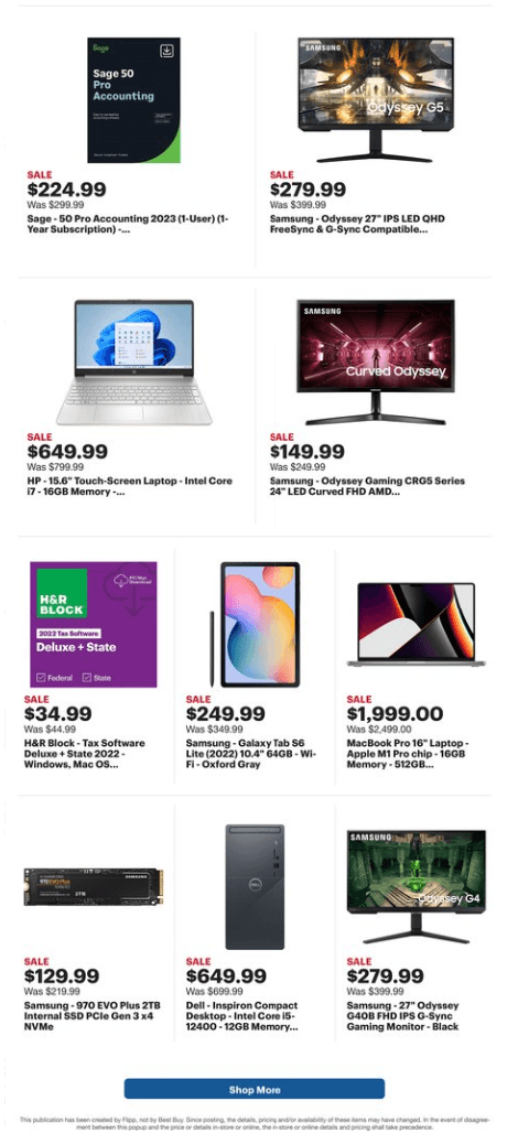 Best Buy Weekly Ad Mar 20 – Mar 27, 2023