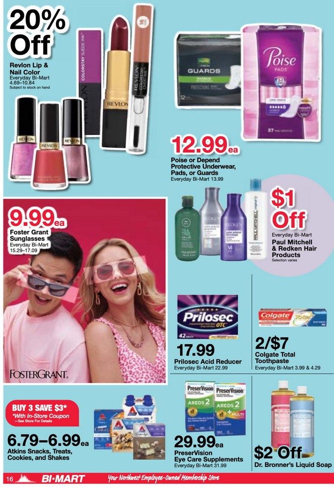 Bi-Mart Spring Membership Savings Book Mar 28 – Apr 11, 2023