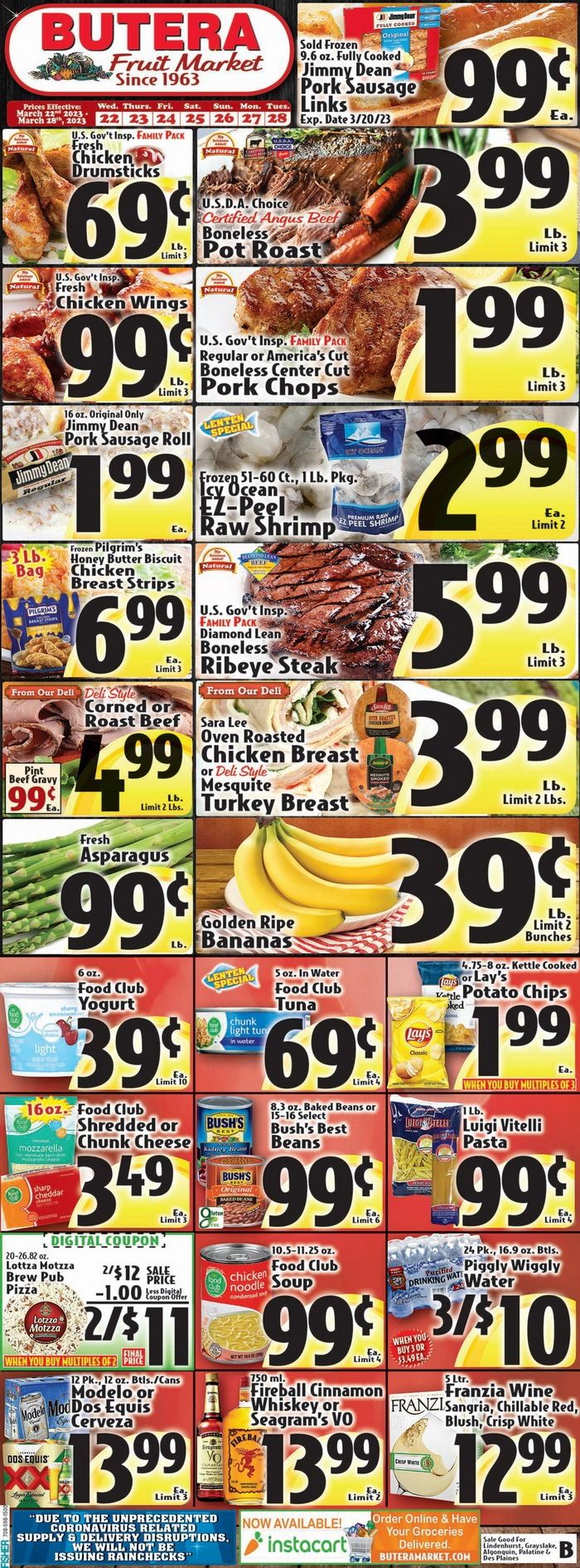 Butera Weekly Ad Mar 22 – Mar 28, 2023