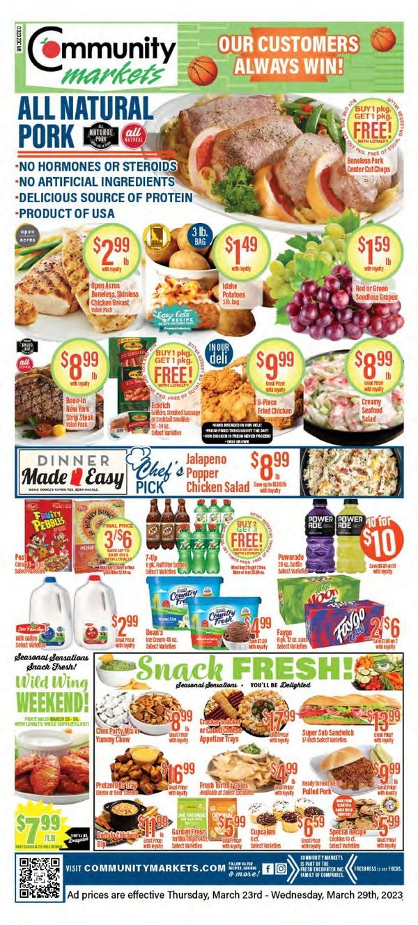 Community Markets Weekly Ad Mar 23 – Mar 29, 2023