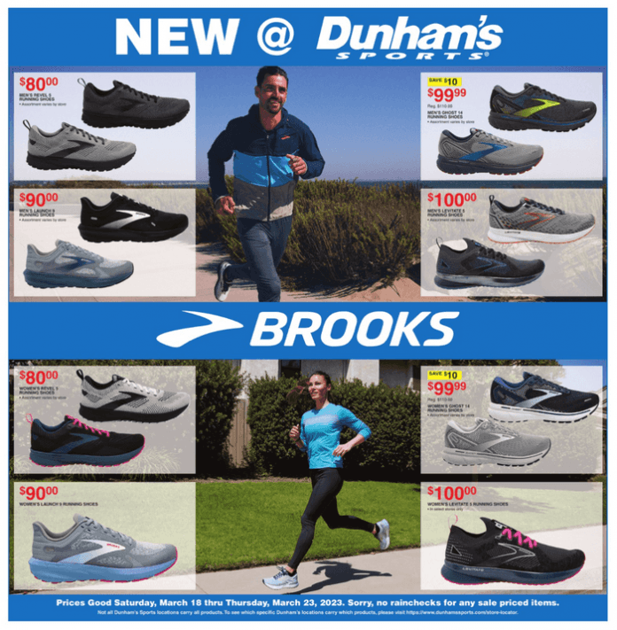 Dunham's Sports Brooks Ad Mar 18 – Mar 23, 2023