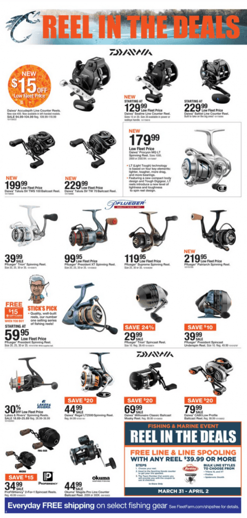 Fleet Farm Fishing and Marine Event Mar 15 – Apr 02, 2023