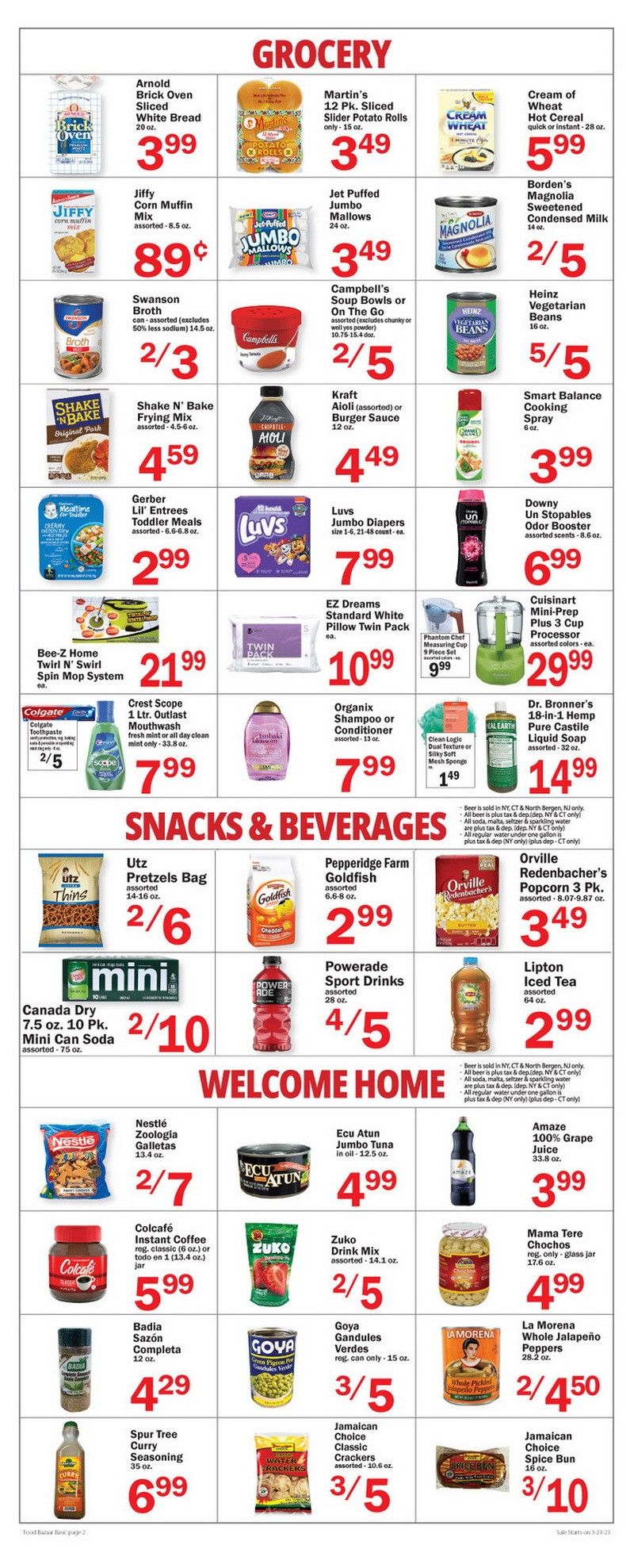 Food Bazaar Weekly Ad Mar 23 – Mar 29, 2023