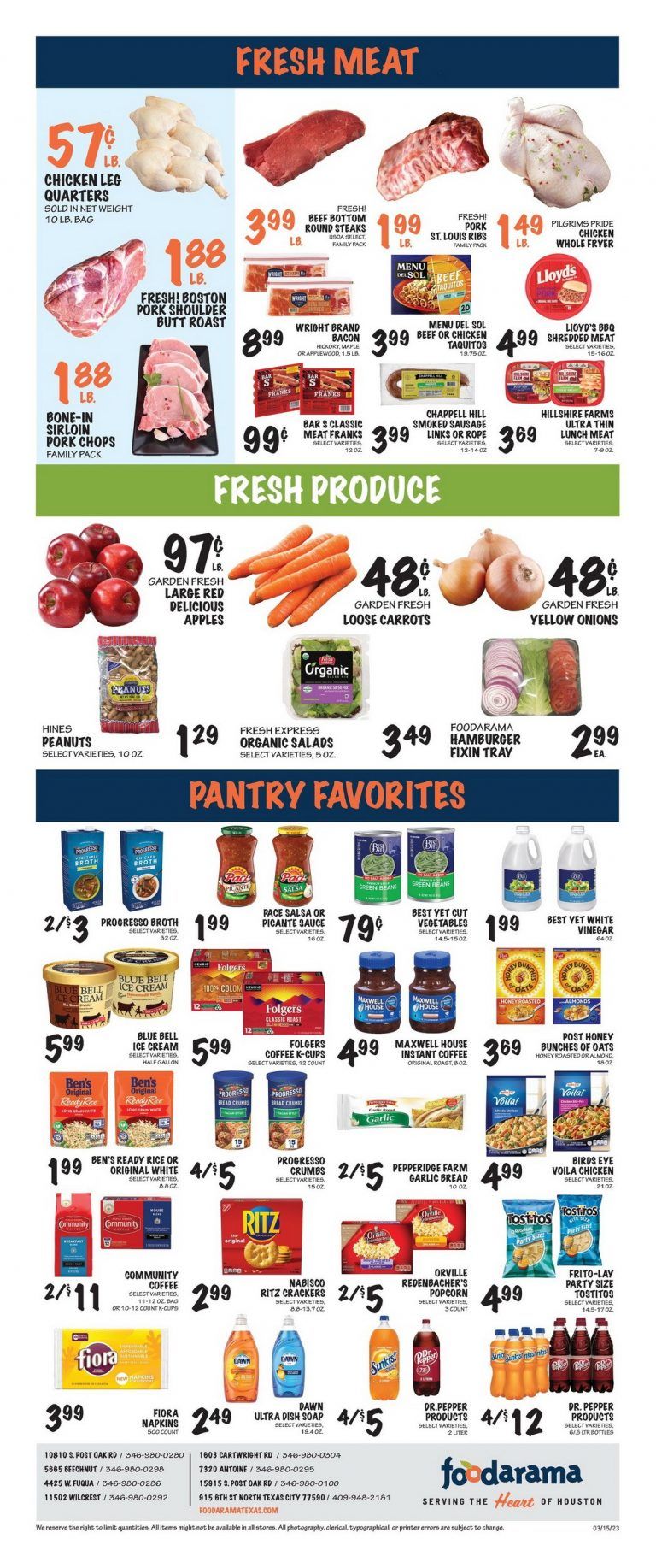Foodarama Weekly Ad Mar 15 – Mar 21, 2023