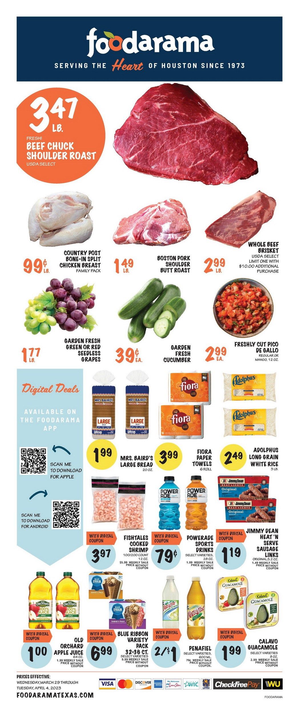 Foodarama Weekly Ad Mar 29 – Apr 04, 2023