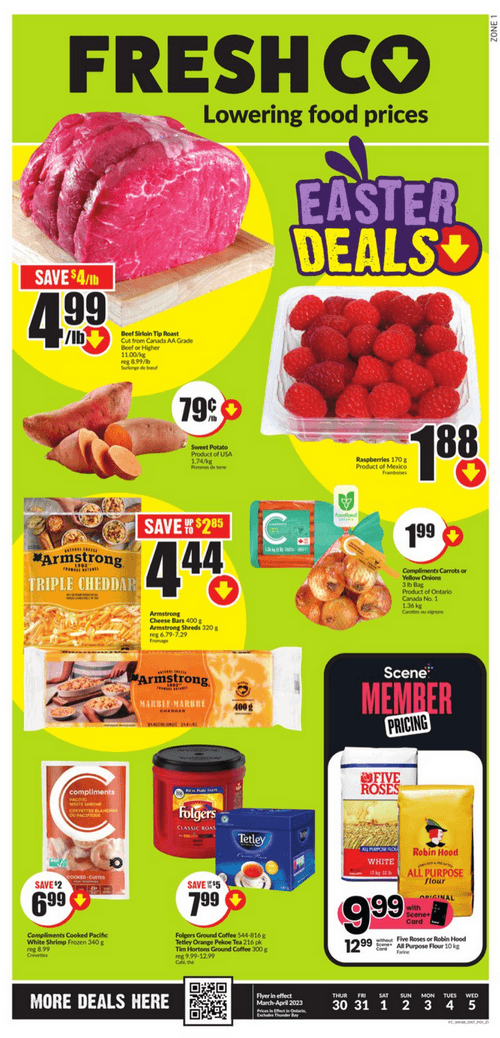FreshCo Weekly Ad Mar 30 – Apr 05, 2023 (Easter Promotion Included)