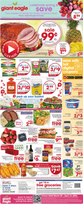 Giant Eagle Weekly Ad Mar 30 – Apr 12, 2023 (Easter Promotion Included)