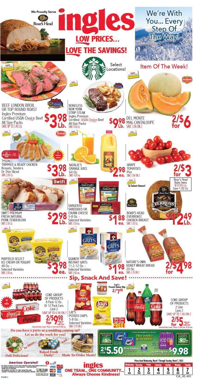 Ingles Weekly Ad Mar 01 – Mar 07, 2023