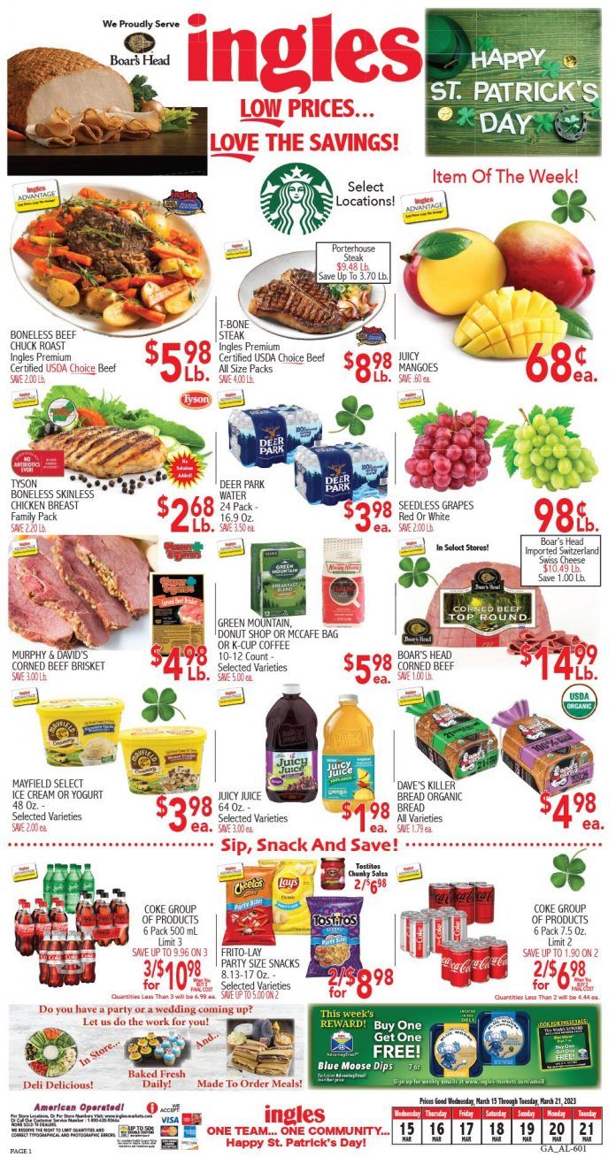 Ingles Weekly Ad Mar 15 – Mar 21, 2023