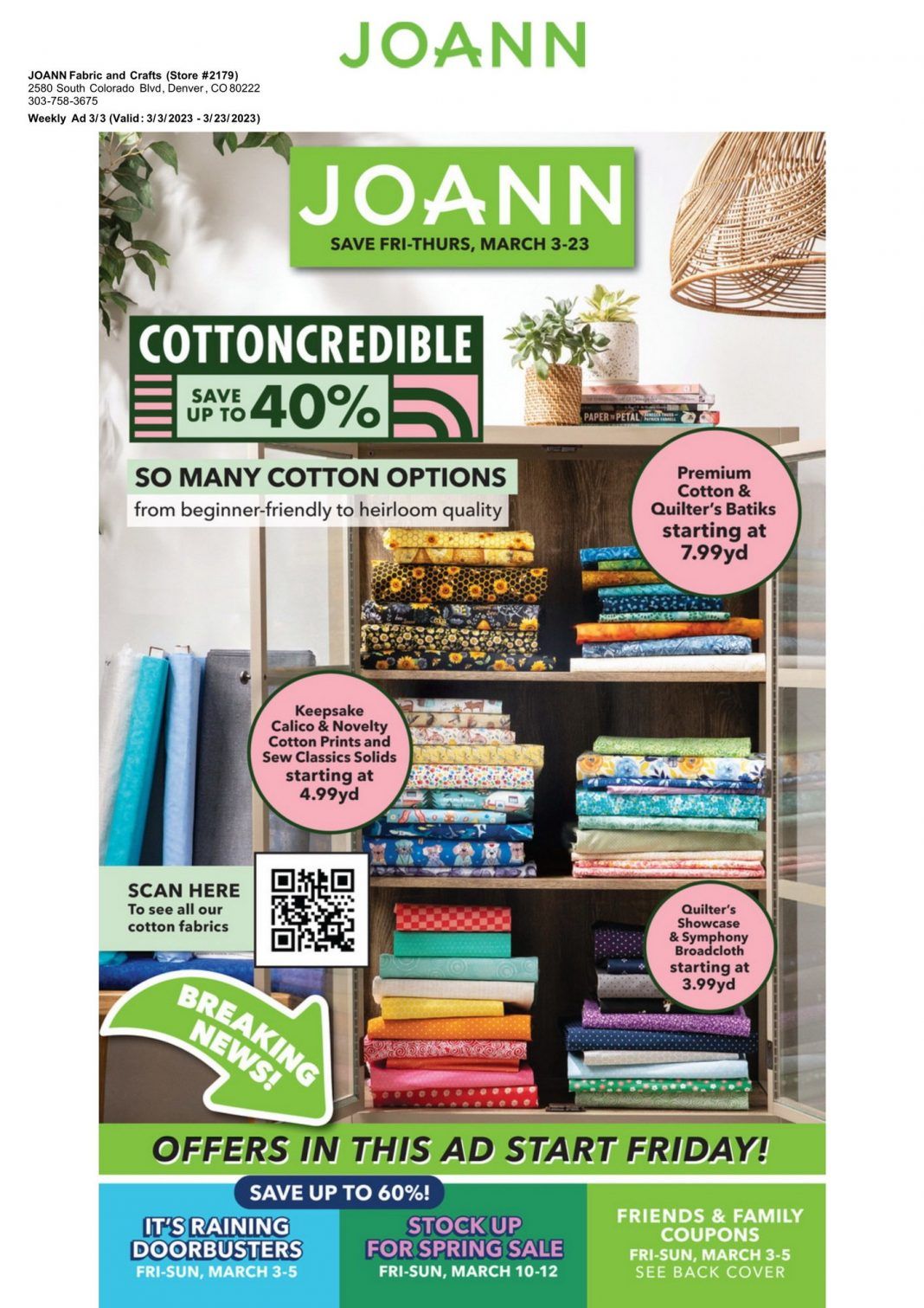 Jo-Ann Weekly Ad Mar 03 – Mar 23, 2023