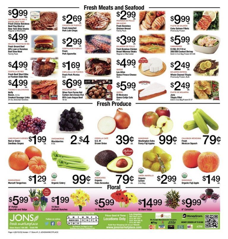 Jons Weekly Ad Mar 15 – Mar 21, 2023
