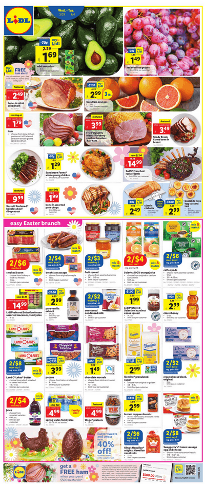 Lidl Weekly Ad Mar 29 – Apr 04, 2023 (Easter Promotion Included)