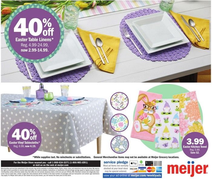 Meijer Easter Ad Mar 26 – Apr 01, 2023