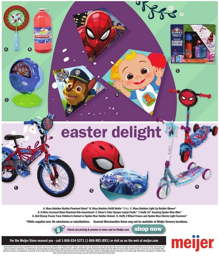 Meijer Easter Toy Ad Mar 26 – Apr 09, 2023