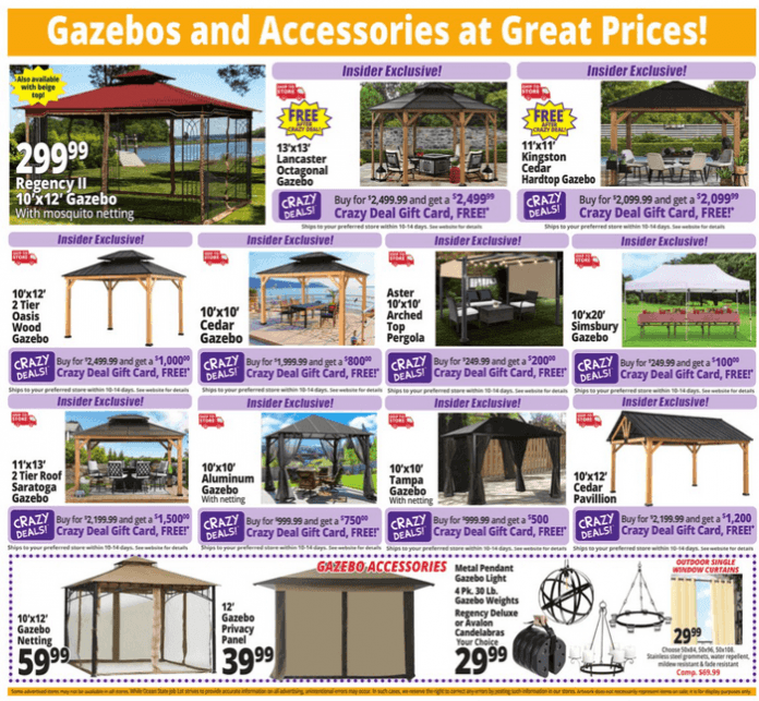 Ocean State Job Lot Gazebo