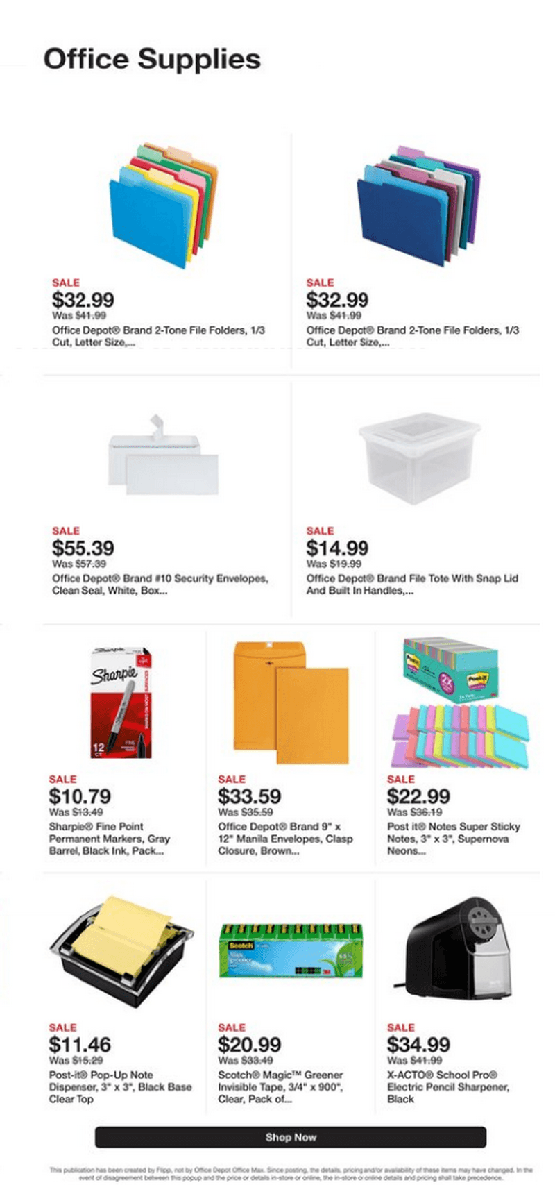 Office Depot Weekly Ad Mar 27 – Apr 02, 2023