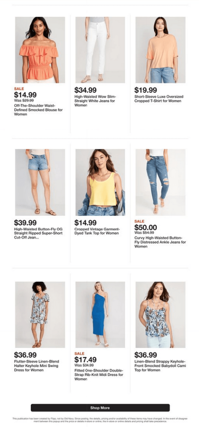 Old Navy Weekly Ad Mar 20 – Mar 27, 2023