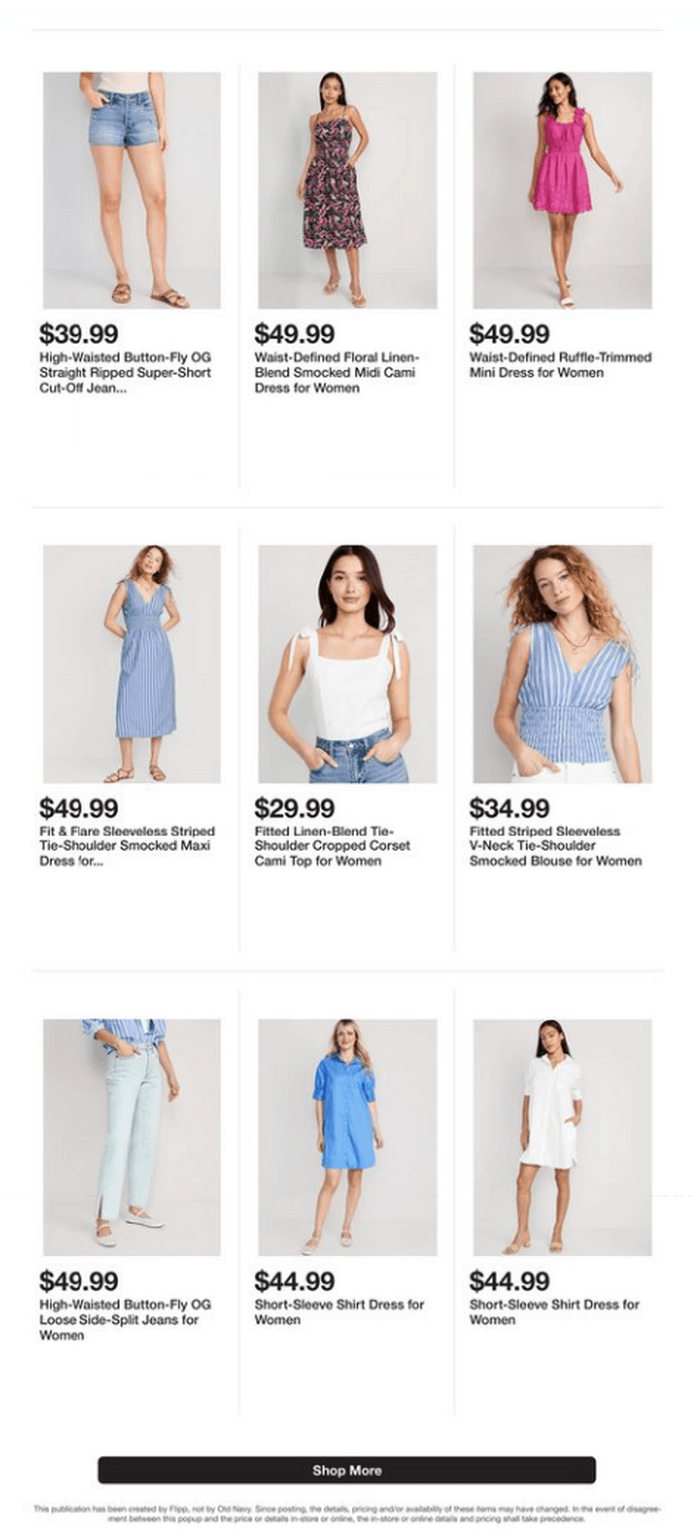 Old Navy Weekly Ad Mar 27 – Apr 03, 2023