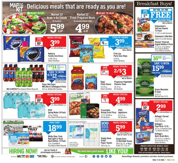 Price Chopper Weekly Ad Mar 19 – Mar 25, 2023