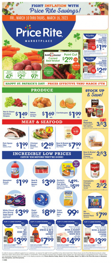 Price Rite Weekly Ad Mar10 – Mar 16, 2023
