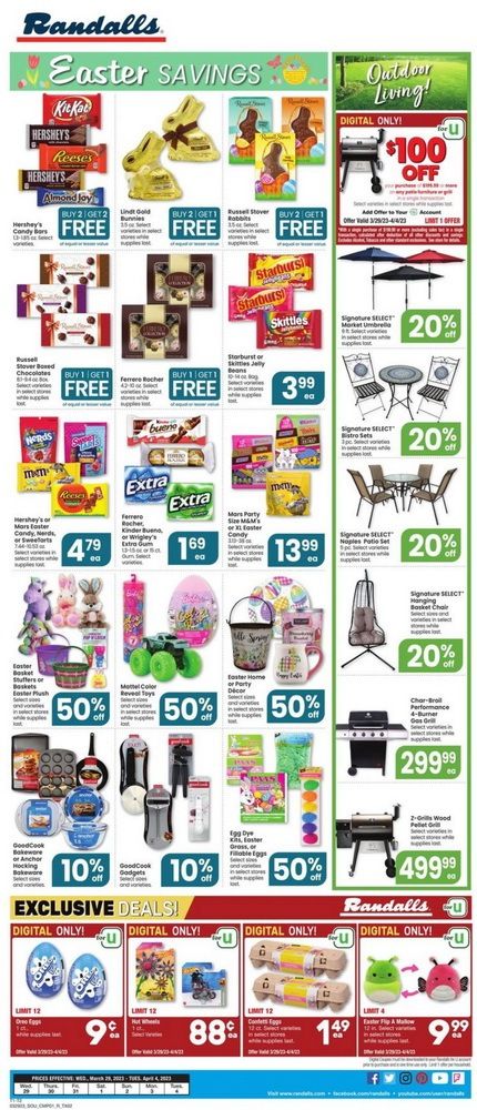 Randalls Weekly Ad Mar 29 – Apr 04, 2023