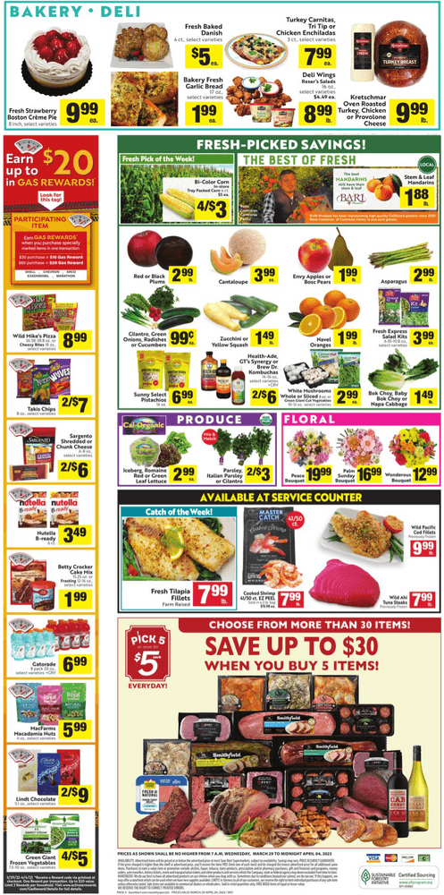 Save Mart Supermarkets Weekly Ad Mar 29 – Apr 04, 2023